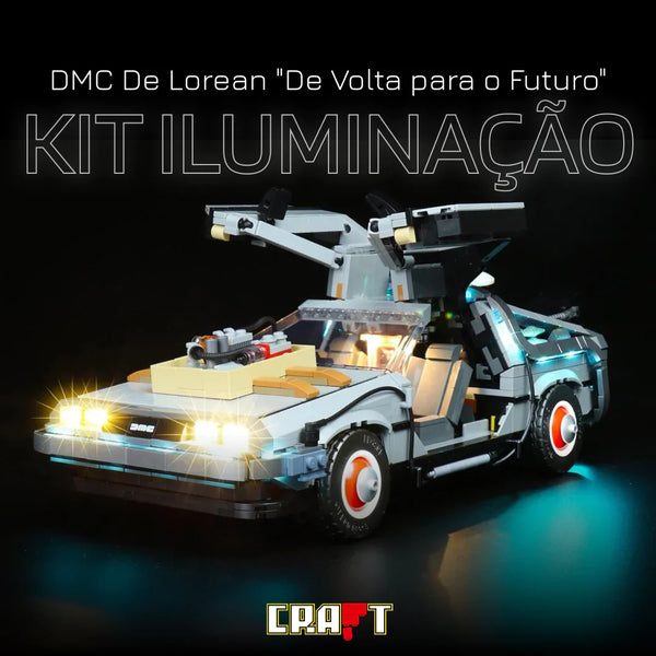Kit de Iluminação para o De Volta Para o Futuro - DMC De Lorean (1872 ...