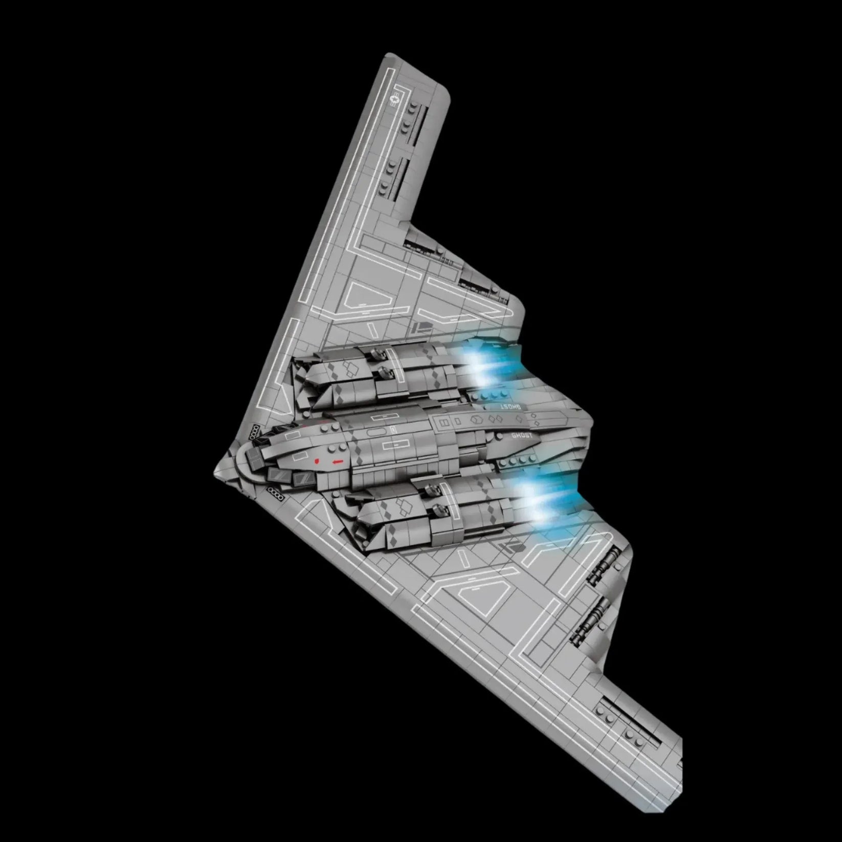 Bombardeiro B2 Spirit (2063 pçs) – Brics Craft Inc.