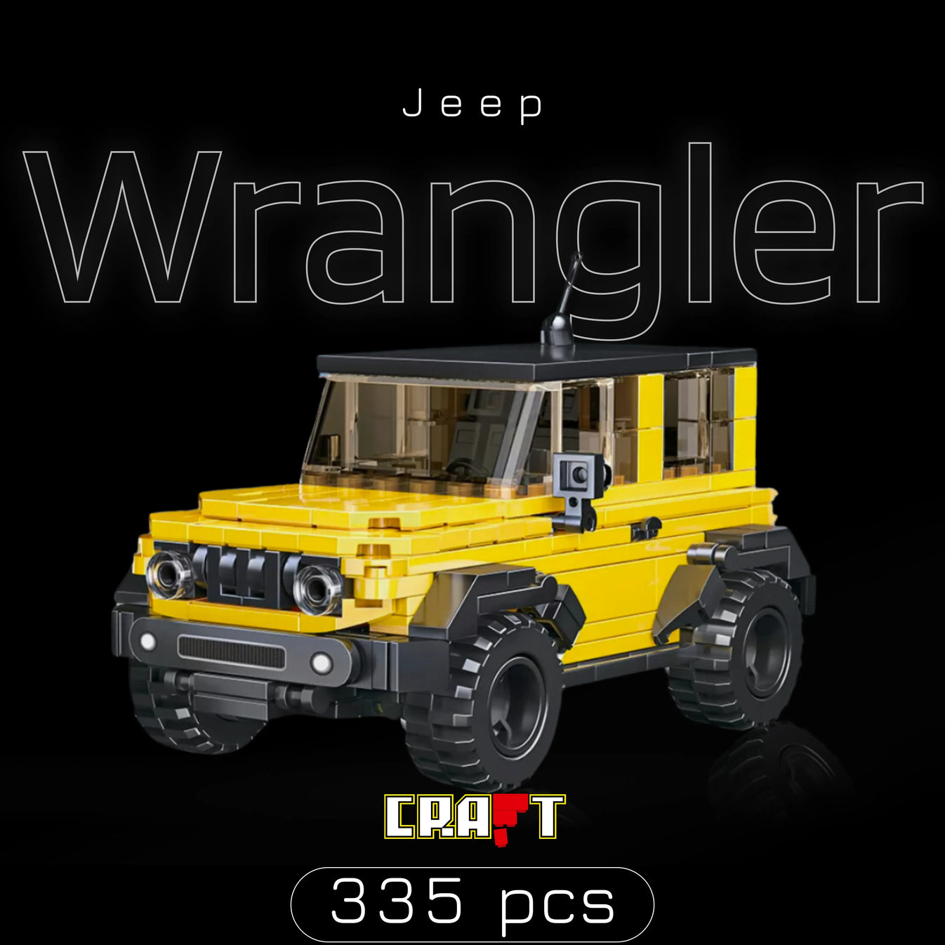Jeep Wrangler (335 pçs) – Brics Craft