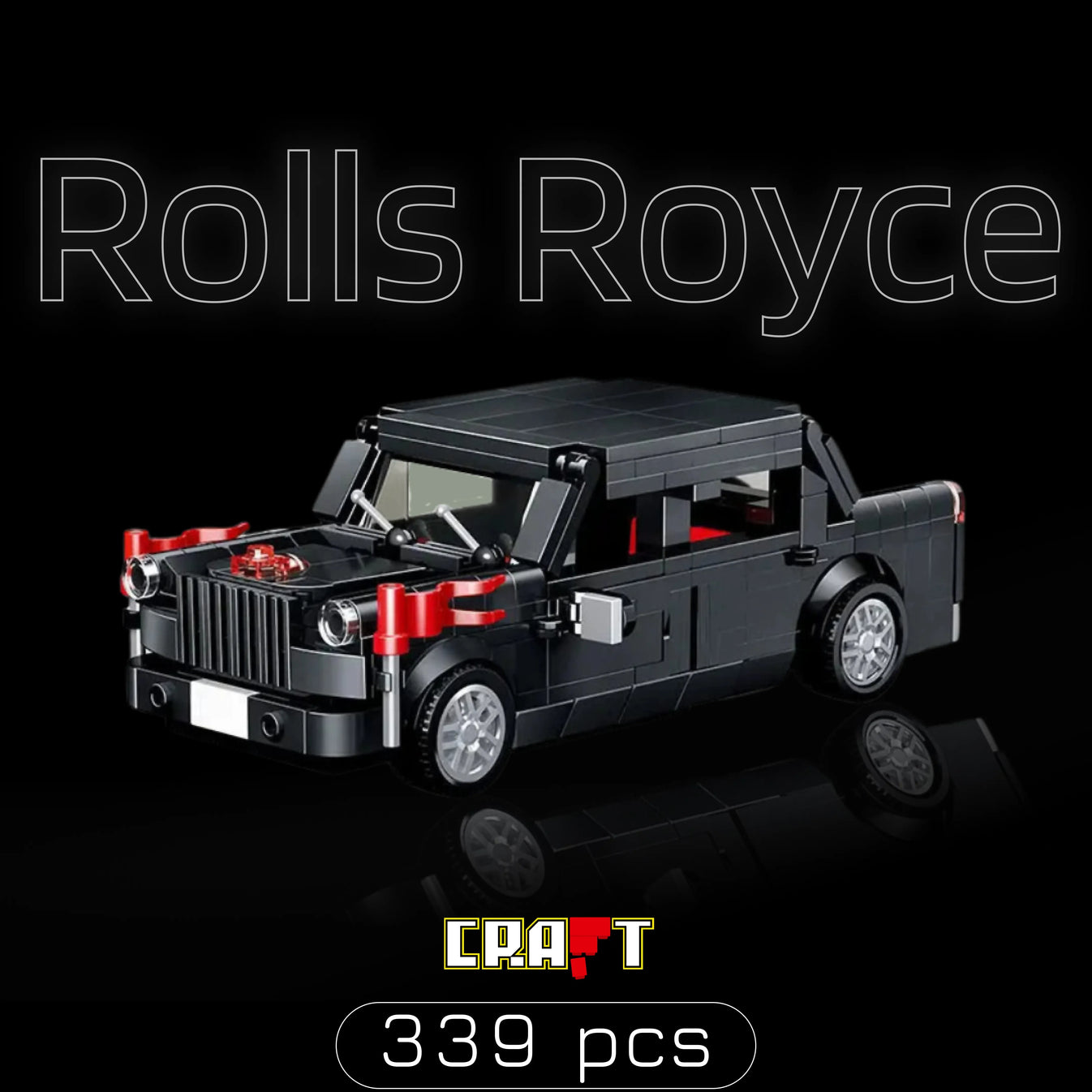 Rolls Royce Silver Shadow (339 pçs) – Brics Craft